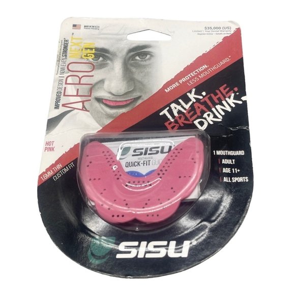 SISU | Games | Sisu Mouthguard Aero Next Gen Talk Breathe Drink Age 1 ...